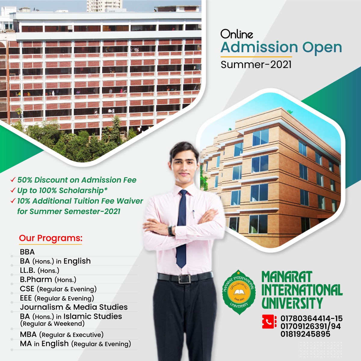 Contact Us - Manarat International University